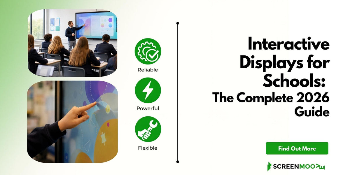 Interactive Displays for Schools: The Complete 2026 Guide — Screen Moove