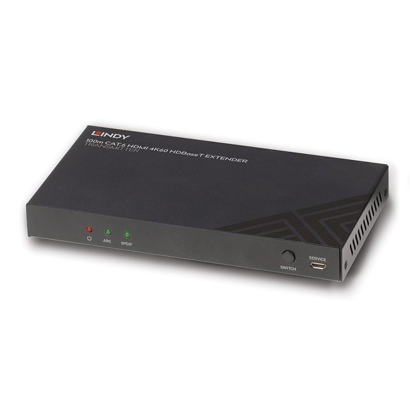 Lindy 100m Cat.6 HDMI 4K60, Audio, IR & RS-232 HDBaseT Transmitter | 3 ...