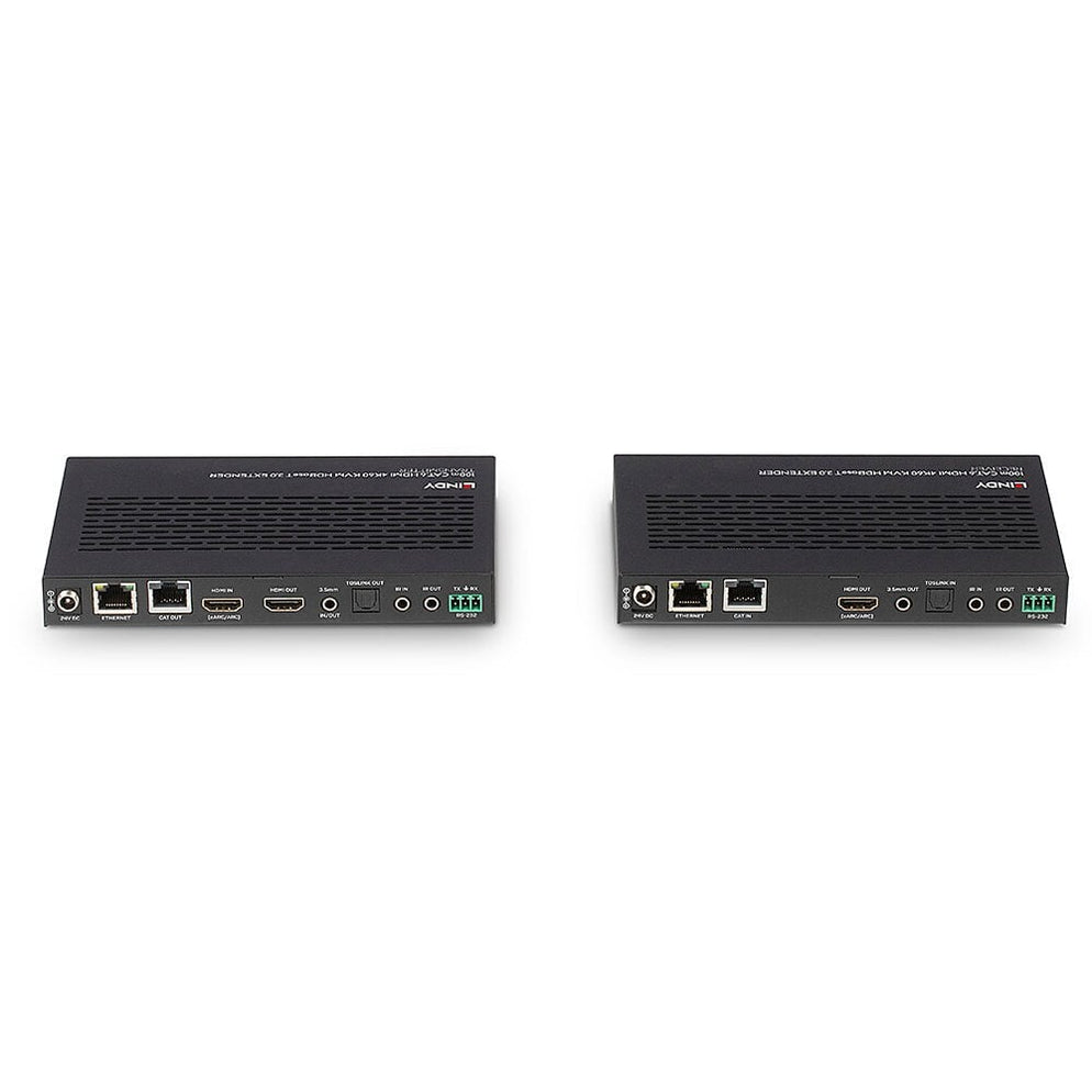 Lindy 100m Cat.6A HDMI 4K60 Audio IR & RS-232 HDBaseT 3.0 KVM Extender ...