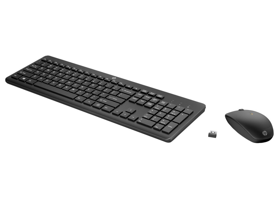 HP 235 Wireless Keyboard and Mouse Combo – Full Size, Quiet Typing | 1 ...