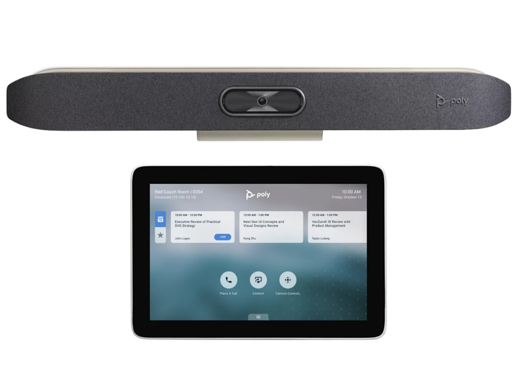 Poly Studio X50 Video Bar + Poly TC8 Touch Control Video Conferencing ...