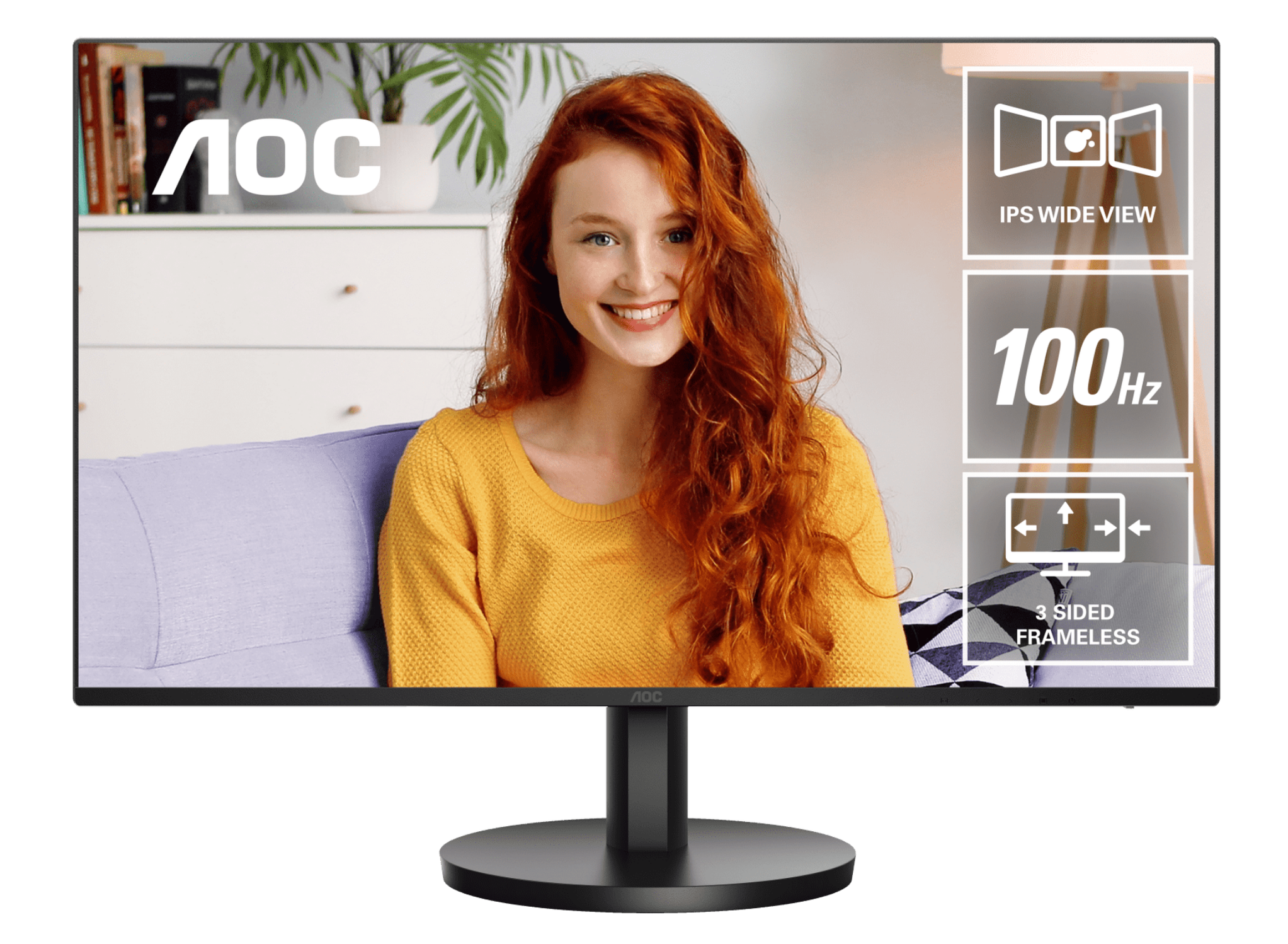 AOC 27B3HA2 27" 100Hz 1ms Full HD IPS Desktop Monitor — Screen Moove