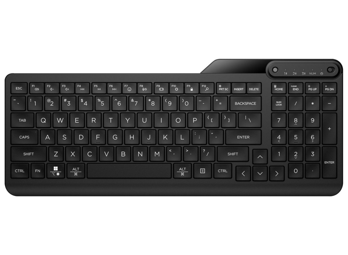 HP 460 Multi-Device Bluetooth Keyboard – Wireless Portable Keyboard ...