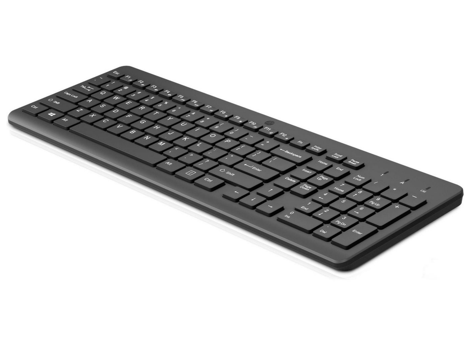HP 225 Wireless Keyboard – Full Size, RF Wireless, Black | 805T1AA#AKE ...