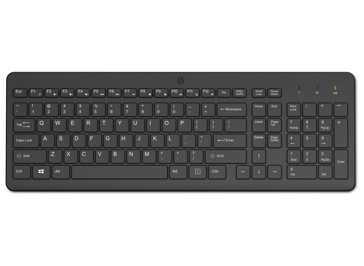 HP 220 Wireless Keyboard – 2.4GHz, Full-Size Chiclet Keys | 805T2AA#AK ...