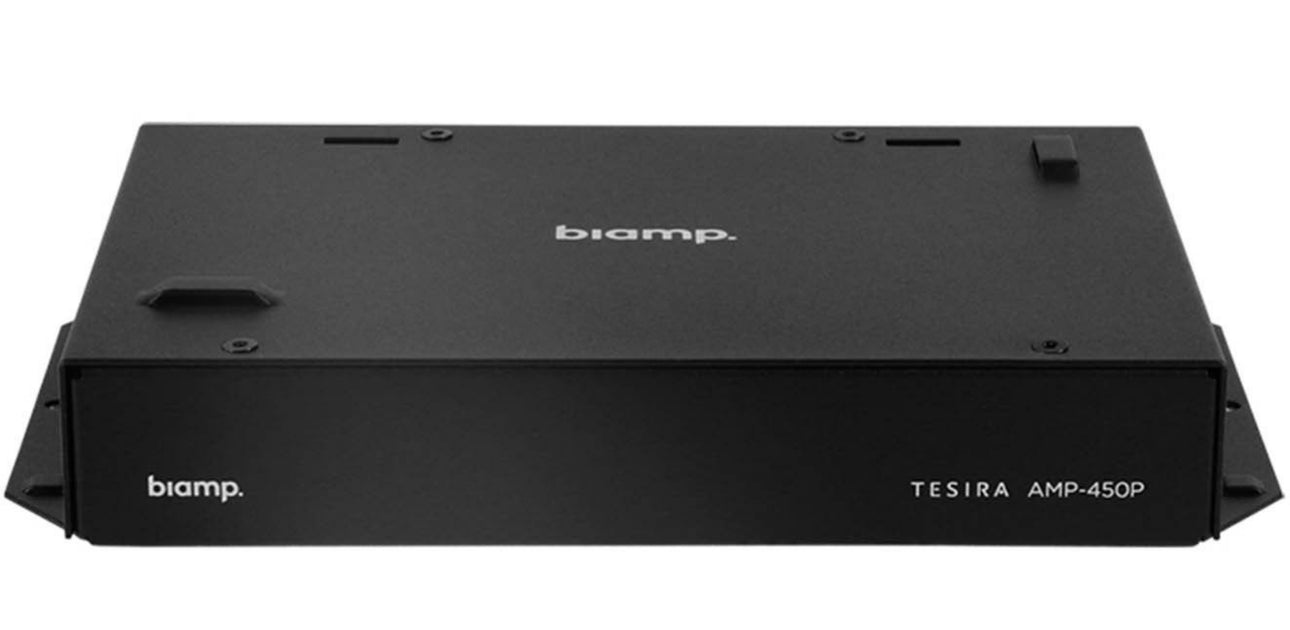 BIAMP Tesira AMP-450P AVB/TSN Enabled PoE+ Four-Channel Amplifier ...