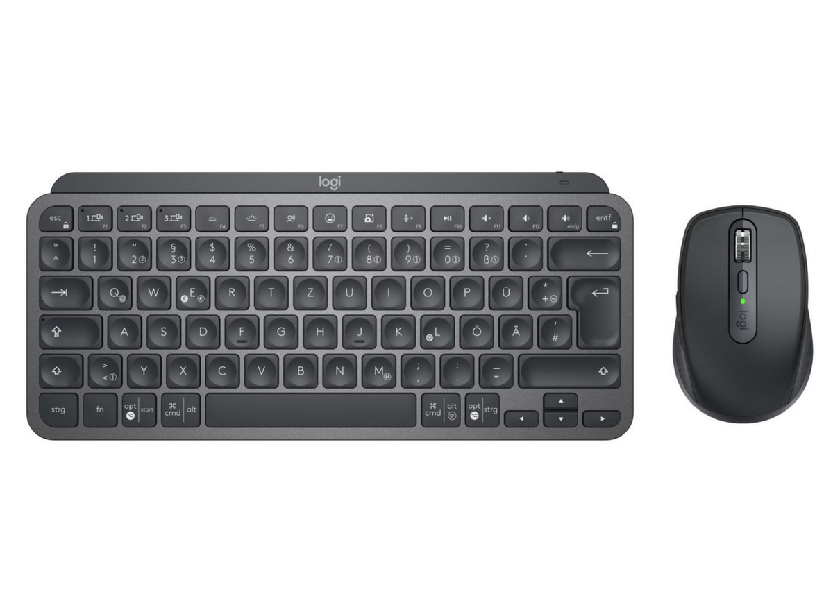 Logitech MX Keys Mini Combo for Business Compact Wireless Keyboard & M ...