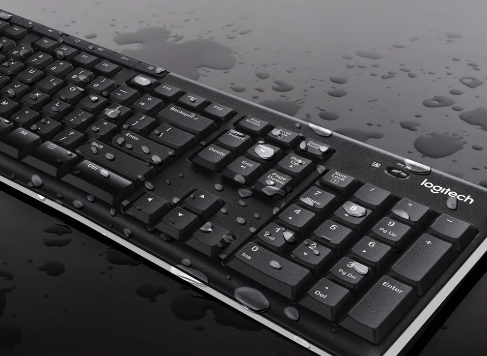 Logitech MK270 Wireless Keyboard and Mouse Combo – Full Size, 2.4 GHz ...