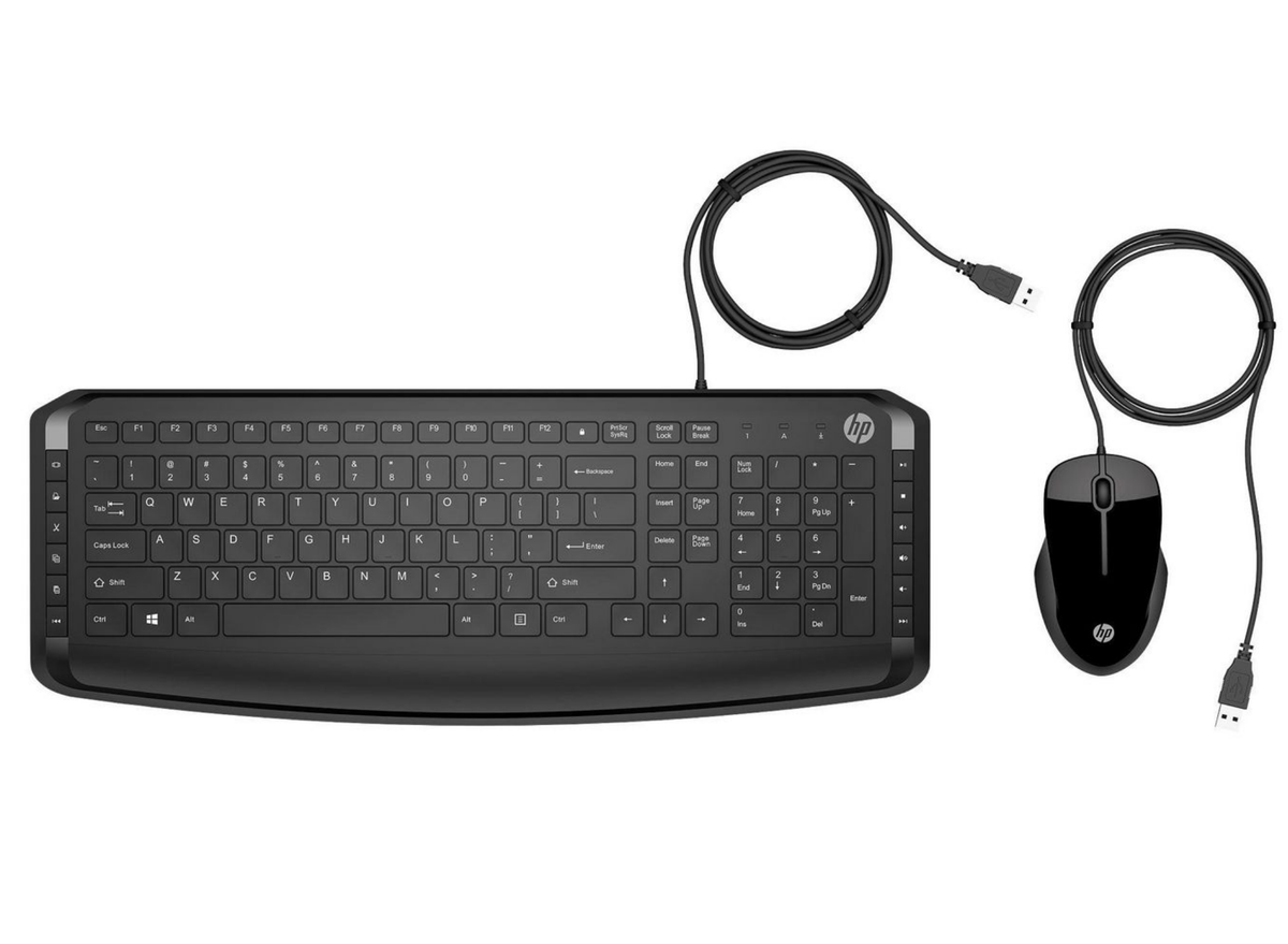 HP Pavilion 200 Wired Keyboard & Mouse Combo | 9DF28AA#UUW — Screen Moove