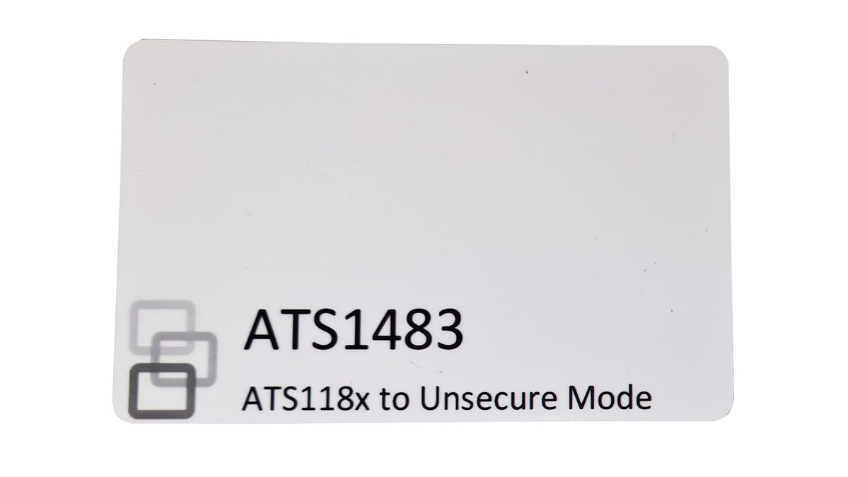 Aritech Configuration Card for UTC™ ATS118x Readers | ATS1483 — Screen ...