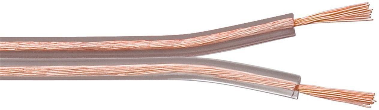 MicroConnect 2x1.5mm² - 100m Transparent Speaker Cable | AUDSPEAKER9-1 ...
