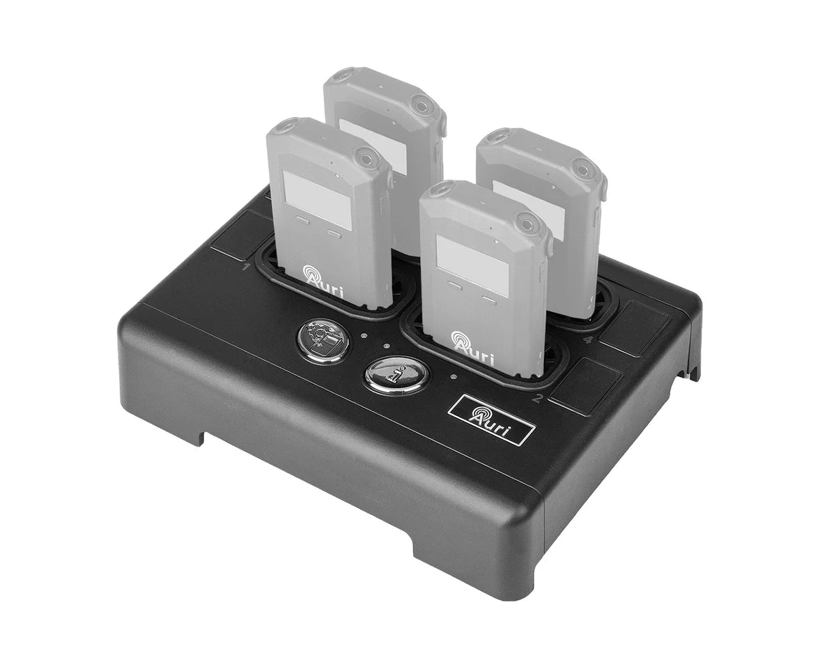 Ampetronic 4-Unit Docking Station with Charging & Configuration Storag ...