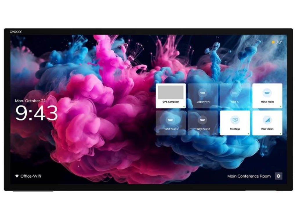 Avocor AVH-8620 H-Series 86" 4K PCAP LED Interactive Display — Screen Moove