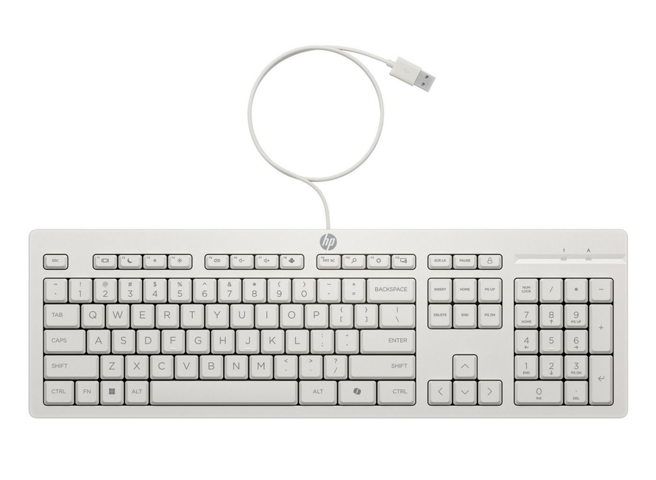 HP 225 Wired Keyboard & Mouse Combo – Full-Size USB Office Set | AW5S6 ...