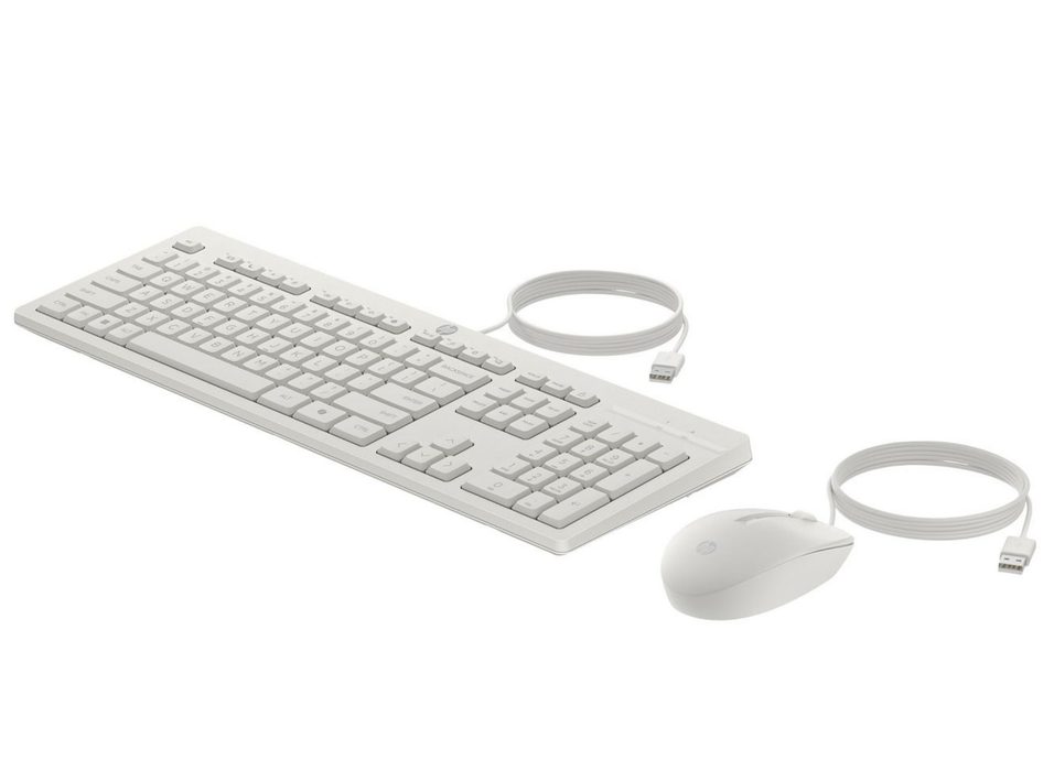 HP 225 Wired Keyboard & Mouse Combo – Full-Size USB Office Set | AW5S6 ...