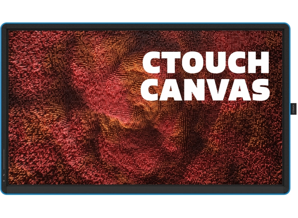 CTouch Canvas 11062565 65” 4K UHD Interactive Touchscreen Display - Bl ...
