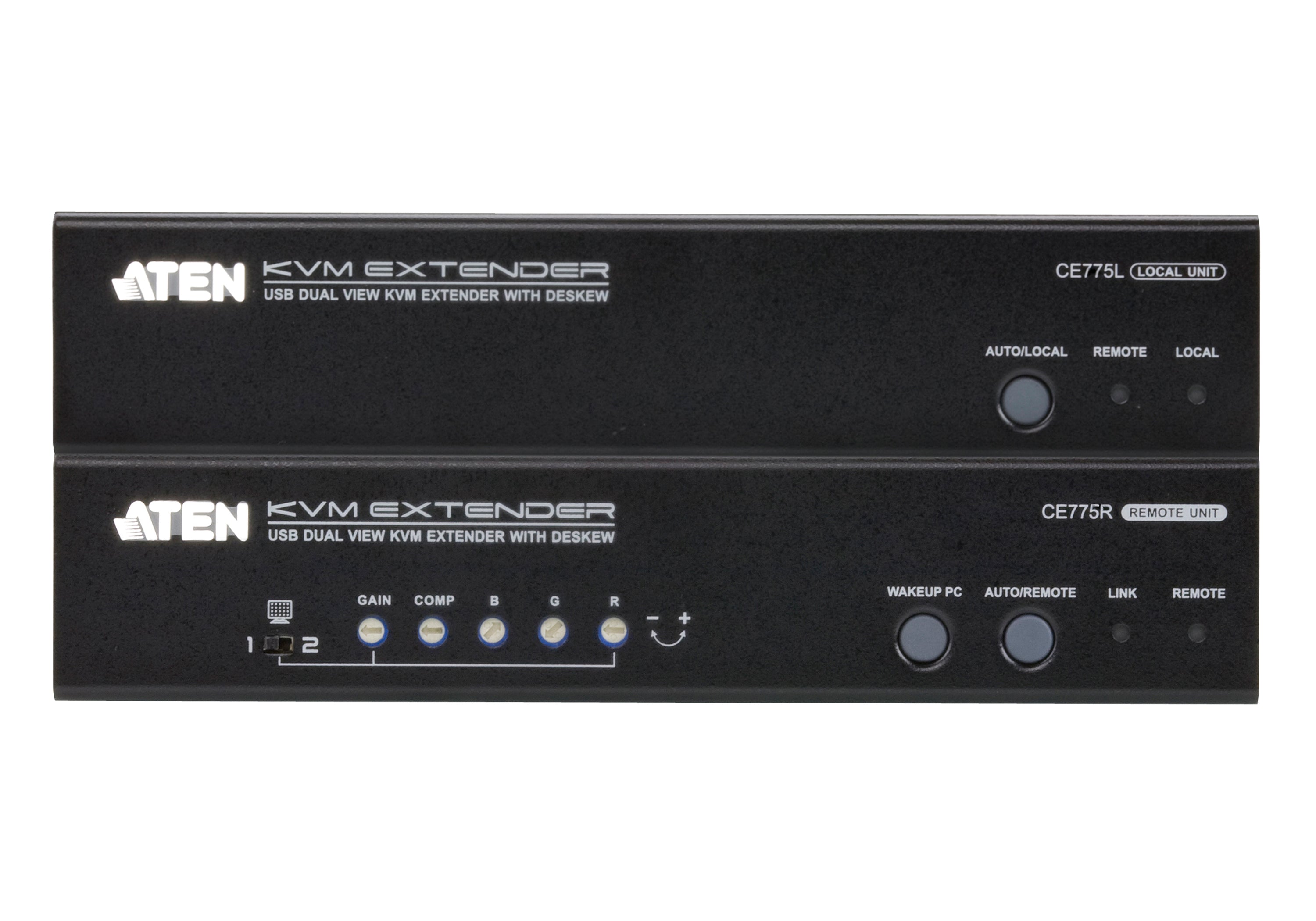 Aten USB VGA Dual View Cat 5 KVM Extender with Deskew (1280 x 1024@300 ...