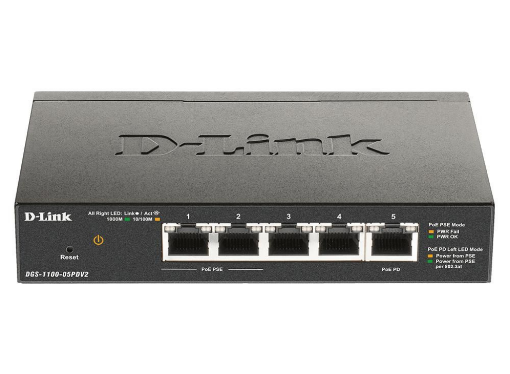 D-Link 5-Port Gigabit PoE Smart Managed Switch and PoE Extender | DGS- — Screen Moove