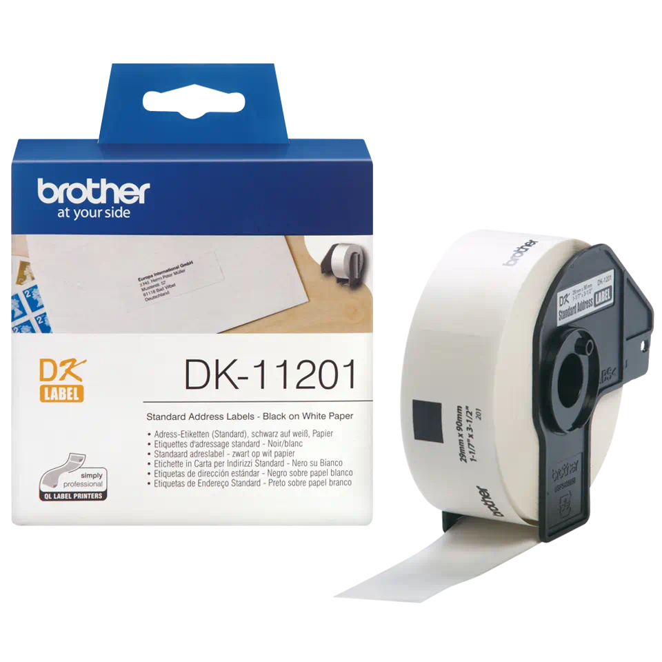Brother Standard Address Labels | DK11201 — Screen Moove