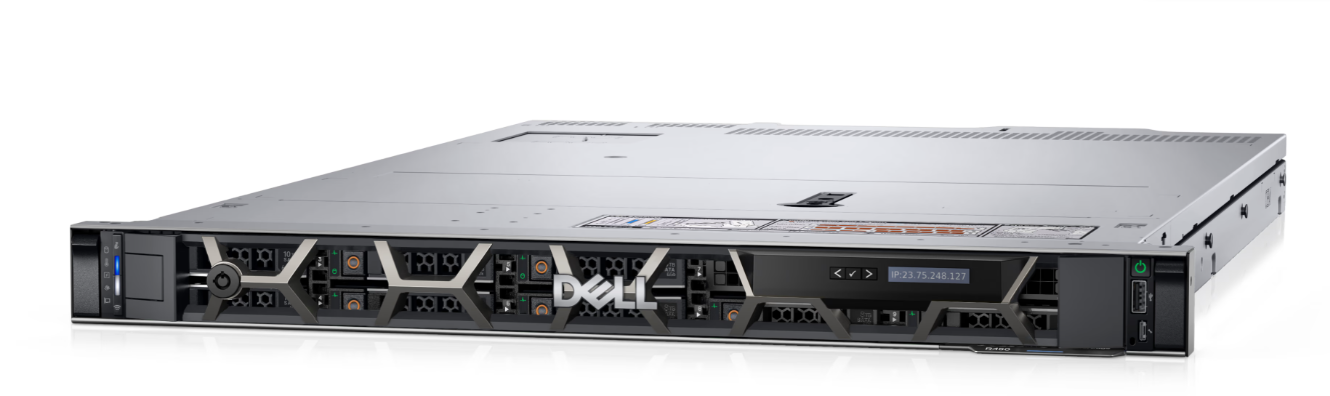 DELL PowerEdge R450 server 480 GB Rack (1U) Intel Xeon Silver 2.4 GHz ...