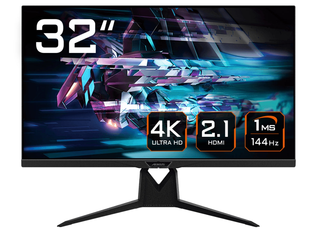 Gigabyte AORUS 32" 4K UHD 144 Hz Gaming Monitor | FI32U-EK — Screen Moove