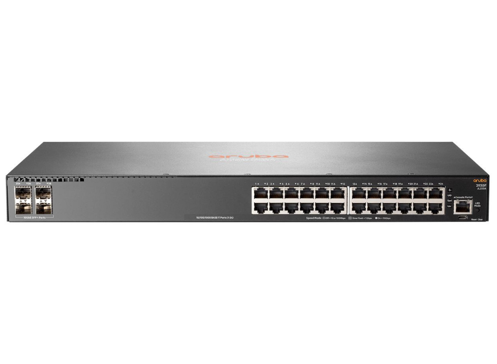 HPE Aruba 2930F 24G 4SFP+ Switch | JL253A — Screen Moove