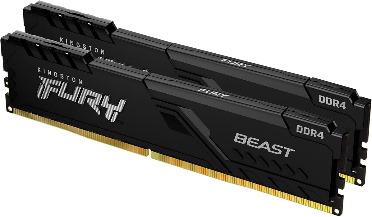 Kingston FURY Beast 16GB DDR4 3600MT/s Gaming Memory | KF436C17BBK2/16 ...