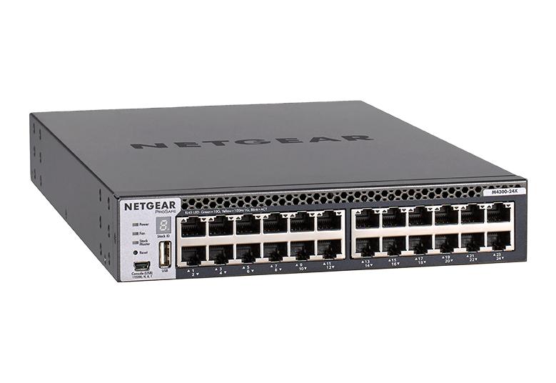 Netgear XSM4324CS-100NES 24x10G and 4xSFP+ (shared) Managed Switch ...