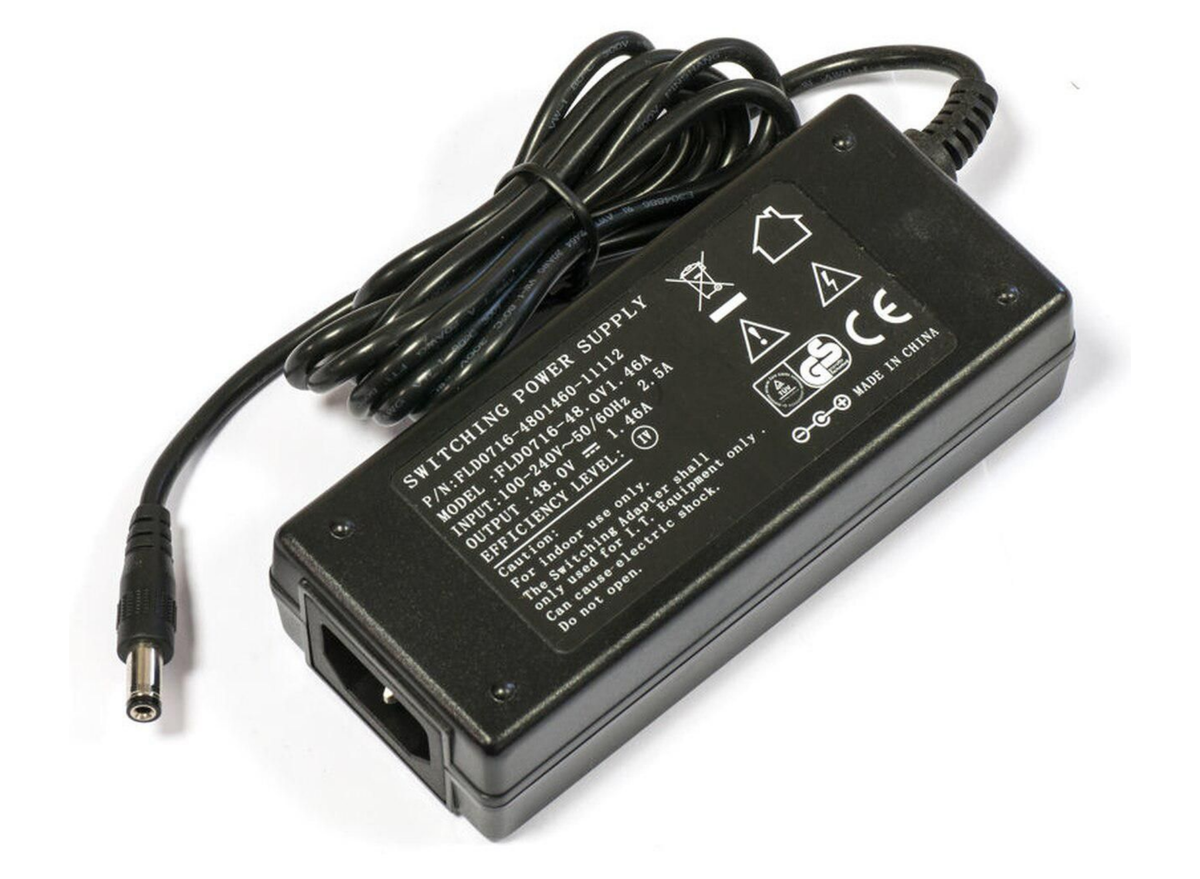 CoreParts 60W Charger for Netgear 48V 1.25A 5.5x2.5 EU Cord — Screen Moove