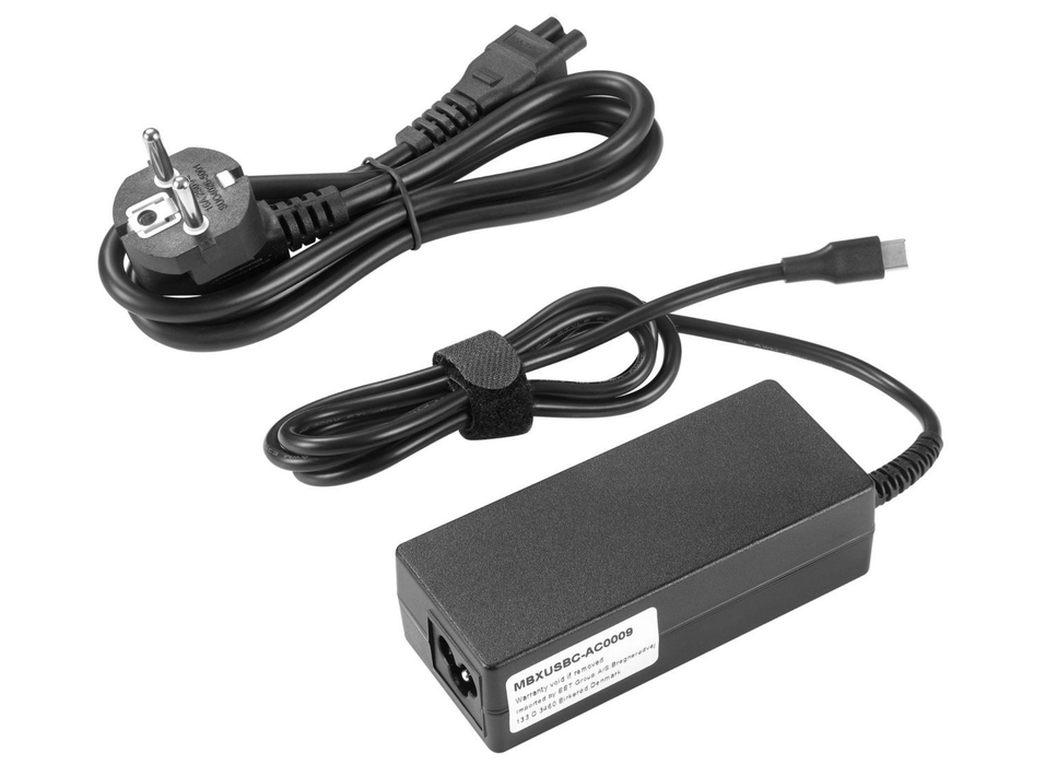 CoreParts 65W USB-C PD 3.0 Charger Adapter + EU C5 Power Cord — Screen ...