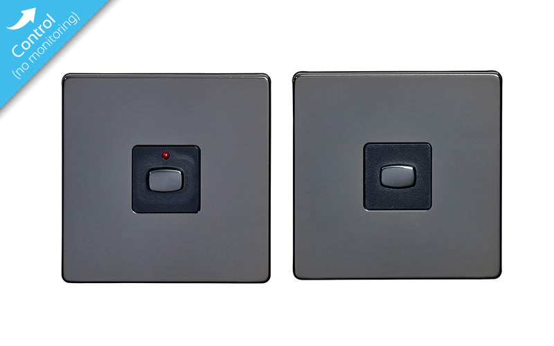 EnerGenie Mi|Home Master Slave Light Switch Black Nickel - MIHO044 — Screen Moove