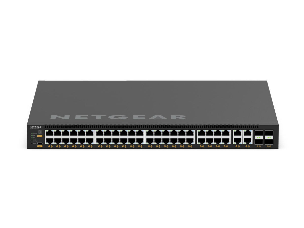 Netgear MSM4352-100NES 44x2.5G, 4x10G/Multi-gig PoE++ and 4xSFP28 25G ...