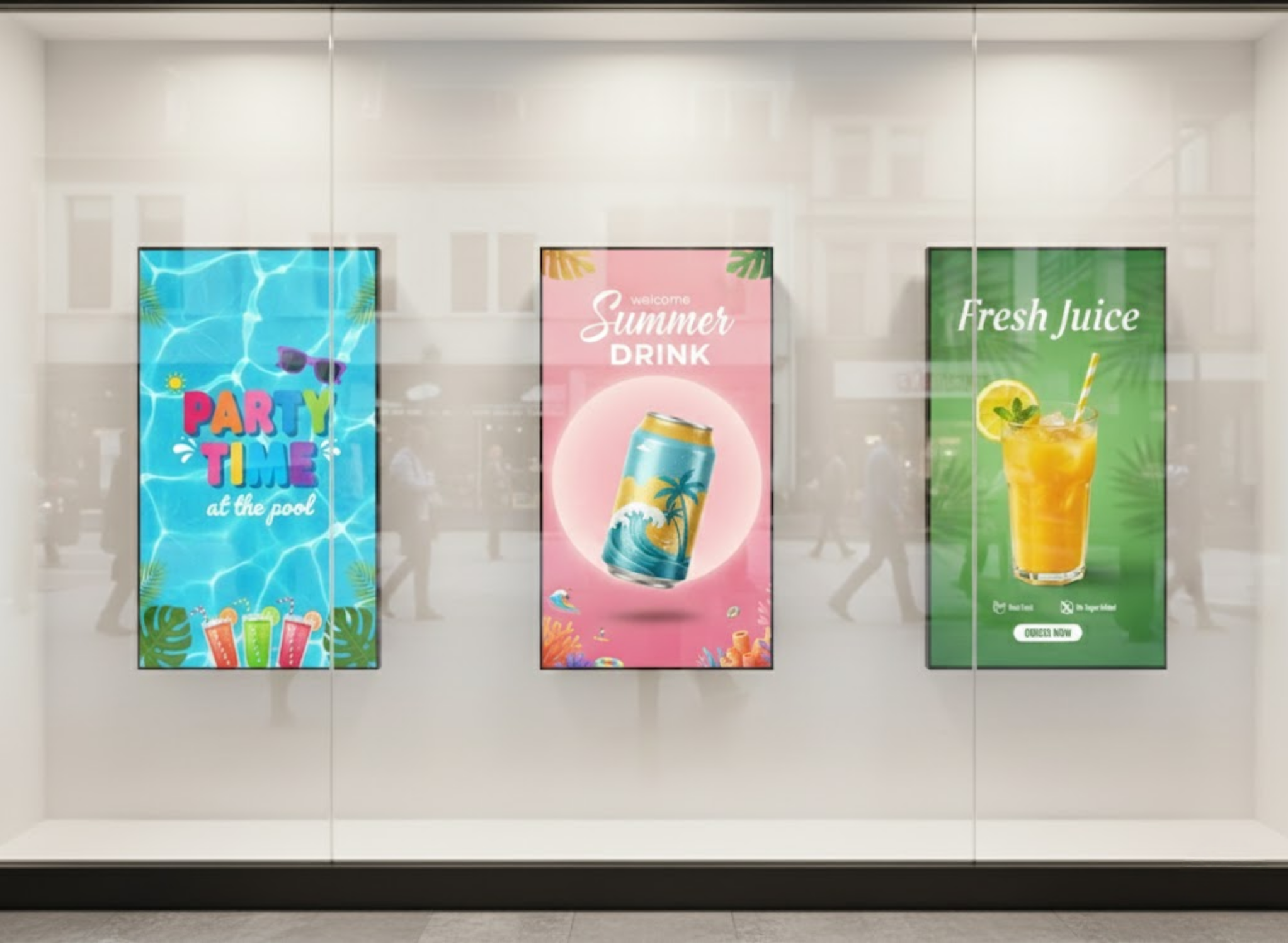 Moove 4000 cd/m² Android 14 4K Ultra High Brightness Window Display ...