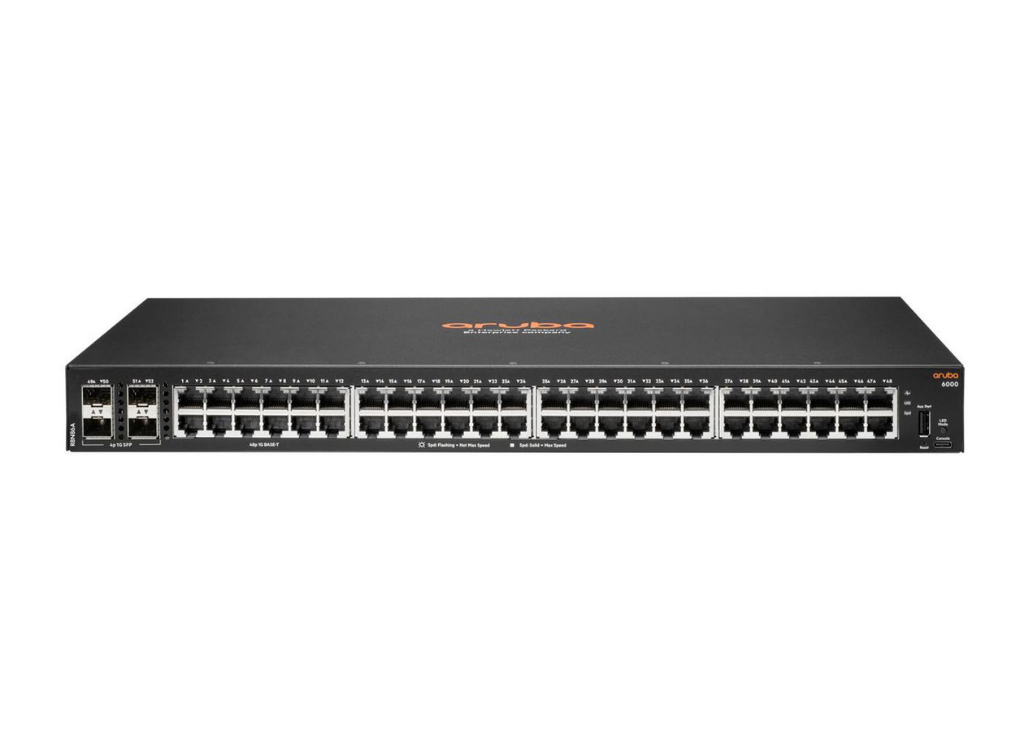 HPE Aruba 6000 48G 4SFP Switch | R8N86A#ABB — Screen Moove