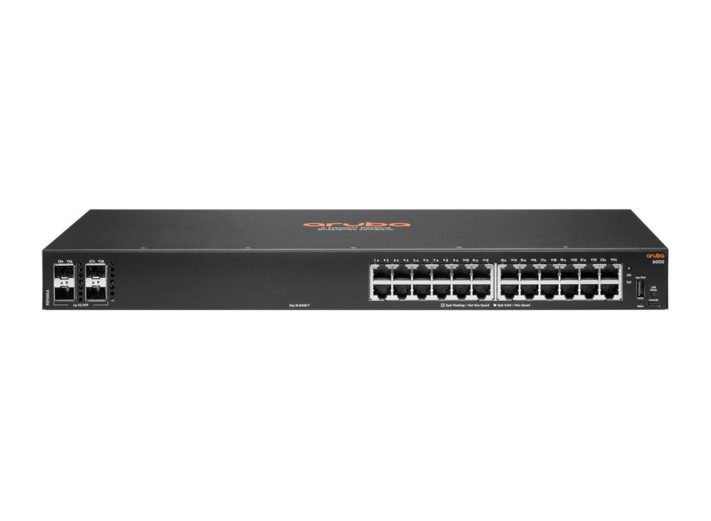 HPE Aruba 6000 24G 4SFP Switch | R8N88A#ABB — Screen Moove