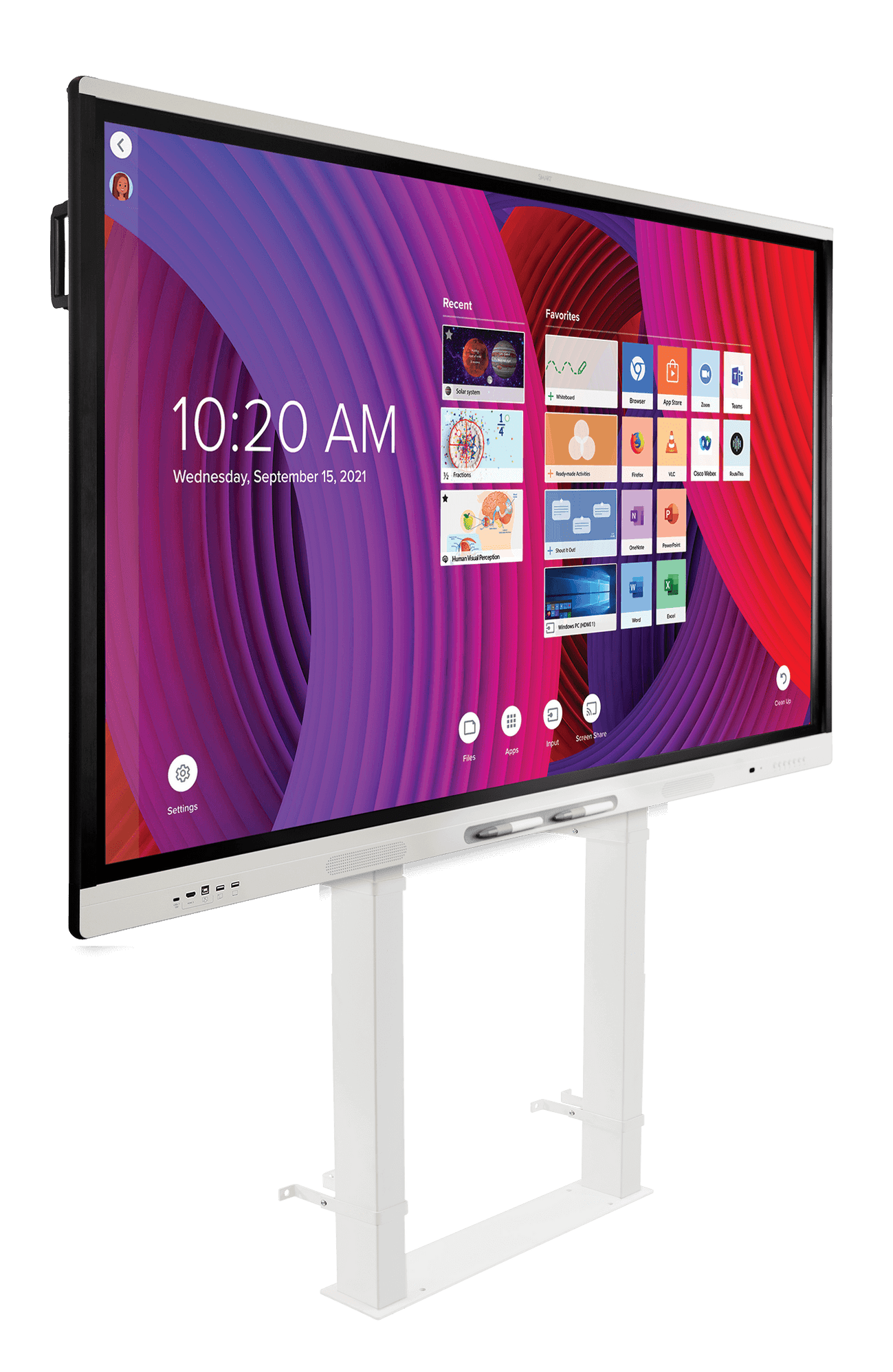 Smart Board SBID-MX286-V4-PW 86" 4K UHD Interactive Display With Smart ...