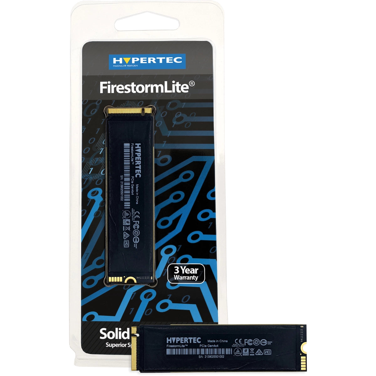 Hypertec FirestormLite 2TB M.2 2280 NVMe PCIe Gen 4x4 SSD | SSDM2P4200 — Screen Moove