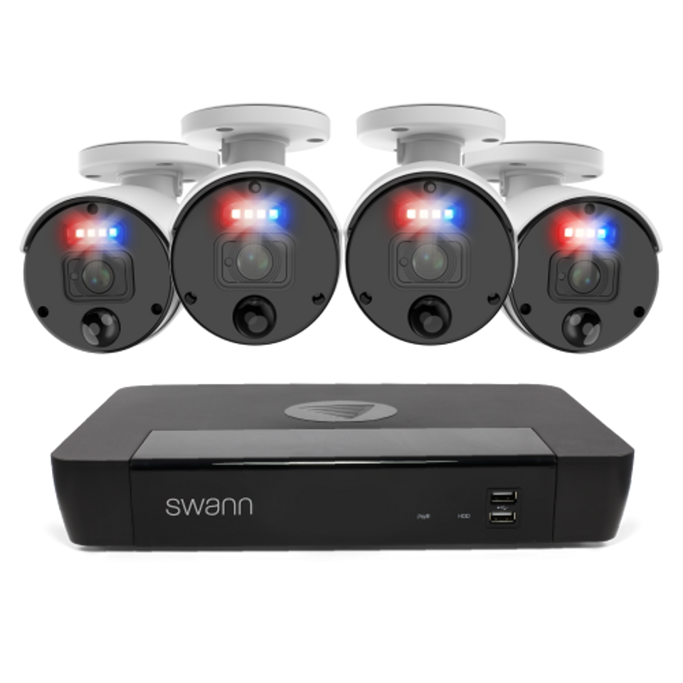 Swann 4 Camera 8 Channel 4K Master-Series NVR Security System | SWNVK ...