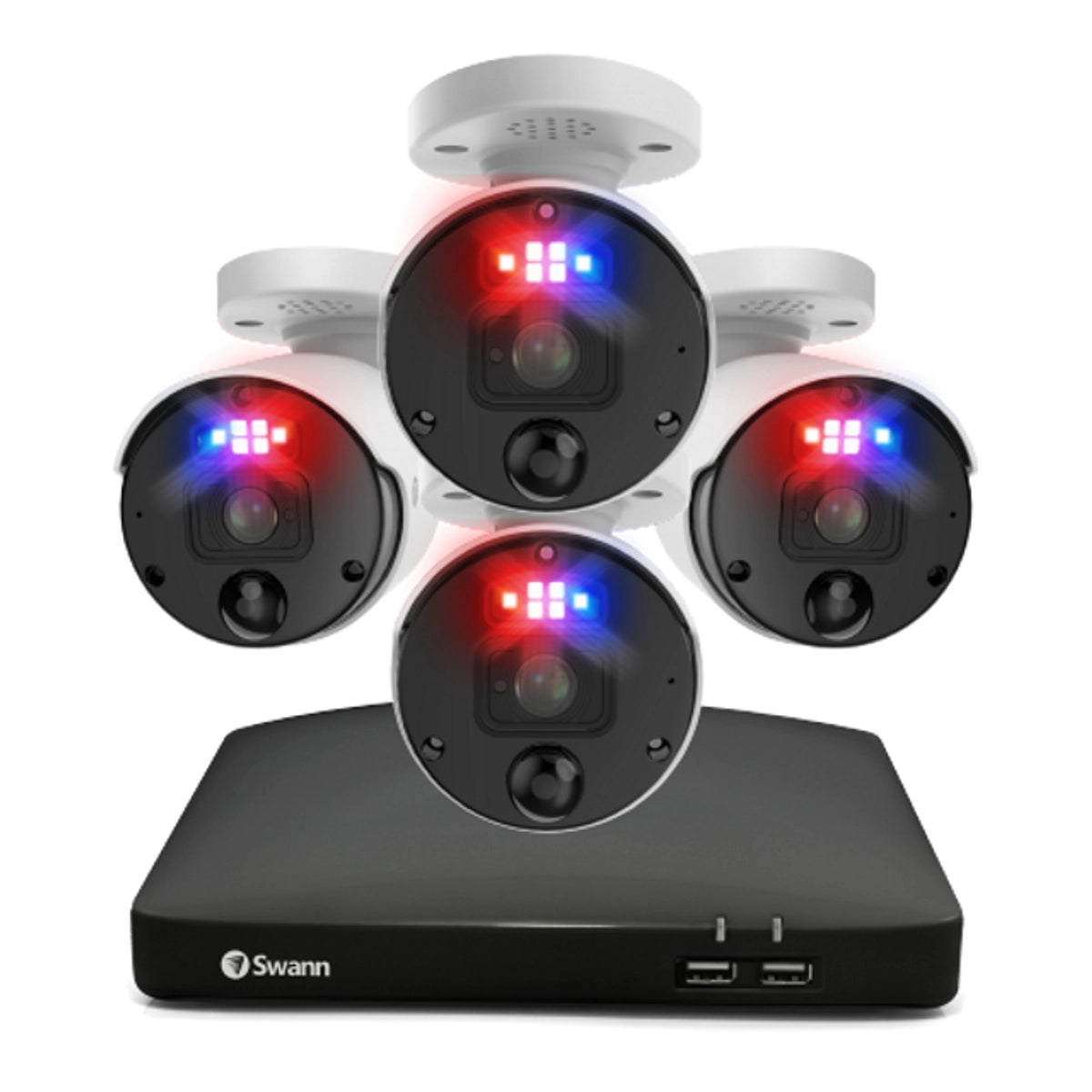 Swann 4 Camera 8 Channel 4K Ultra HD Professional Home NVR Security Sy ...
