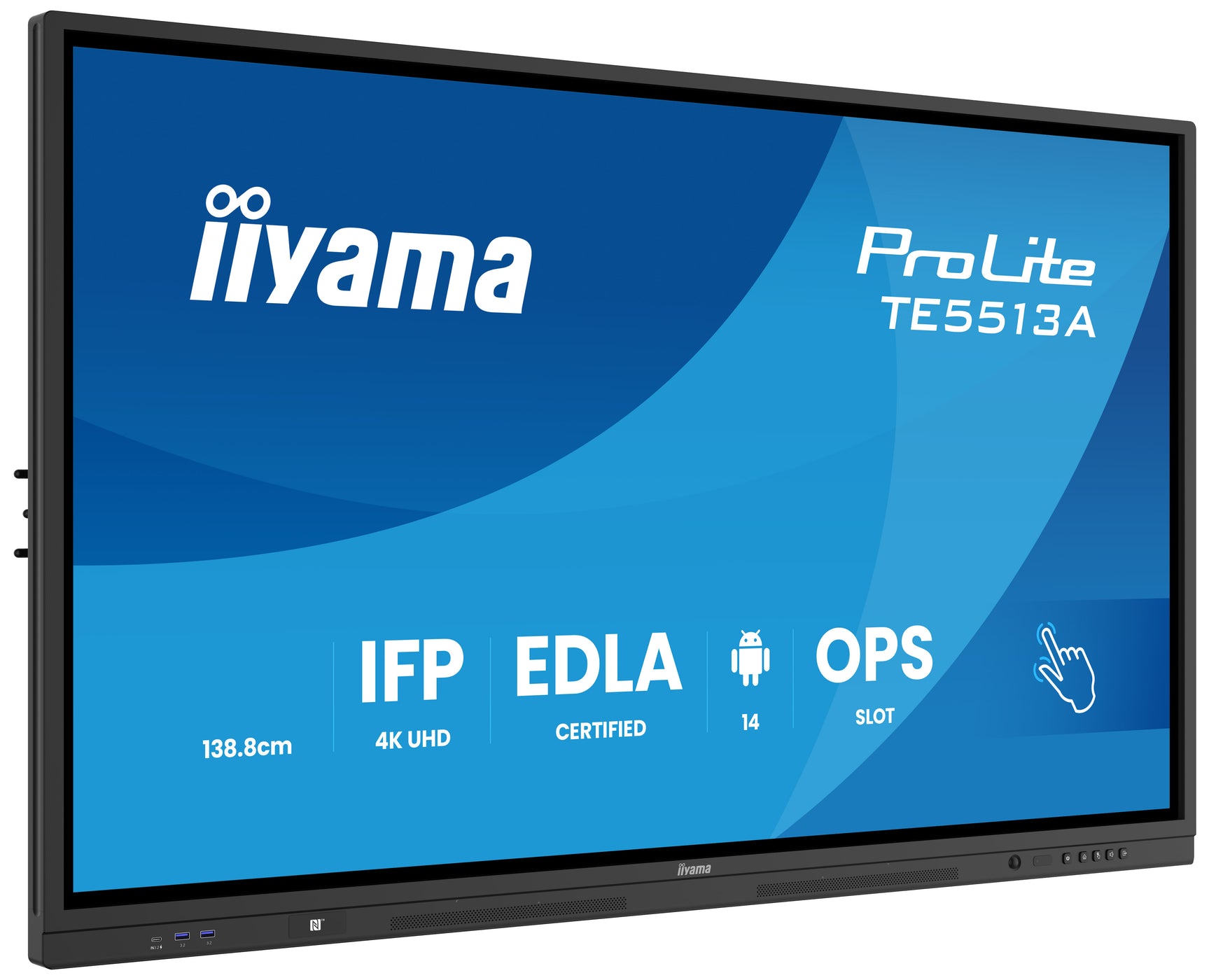 iiyama ProLite TE5513A-B2AG 55" 4K UHD Google EDLA Certified IFP Inter ...