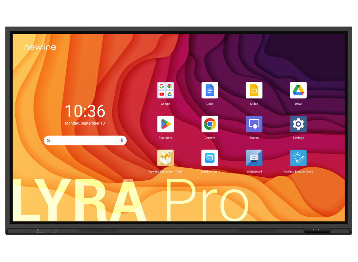 Newline TT-6523QA Lyra Pro 65" 4K Ultra HD Google EDLA Certification I ...