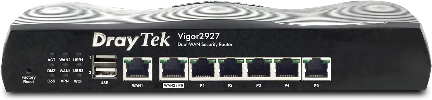 DrayTek Vigor Dual Ethernet Gigabit WAN Router - V2927-K — Screen Moove