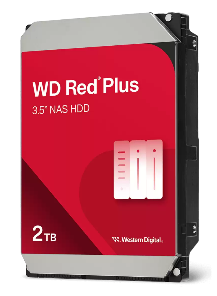 Western Digital Red Plus 2TB 3.5" Internal Sata (SATA/600) Hard Drive ...