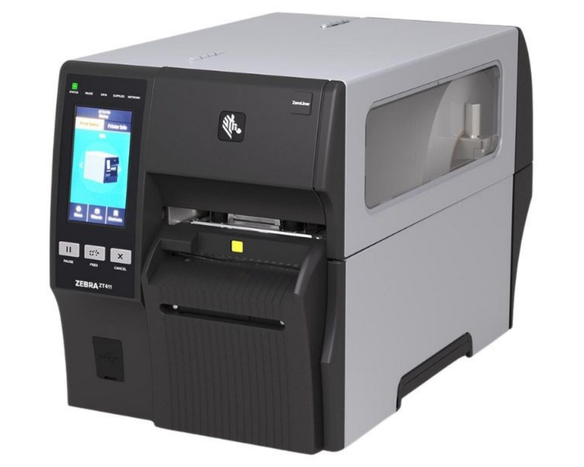 Zebra ZT411 203 dpi Industrial RFID Label Printer with 4.3" Display ...