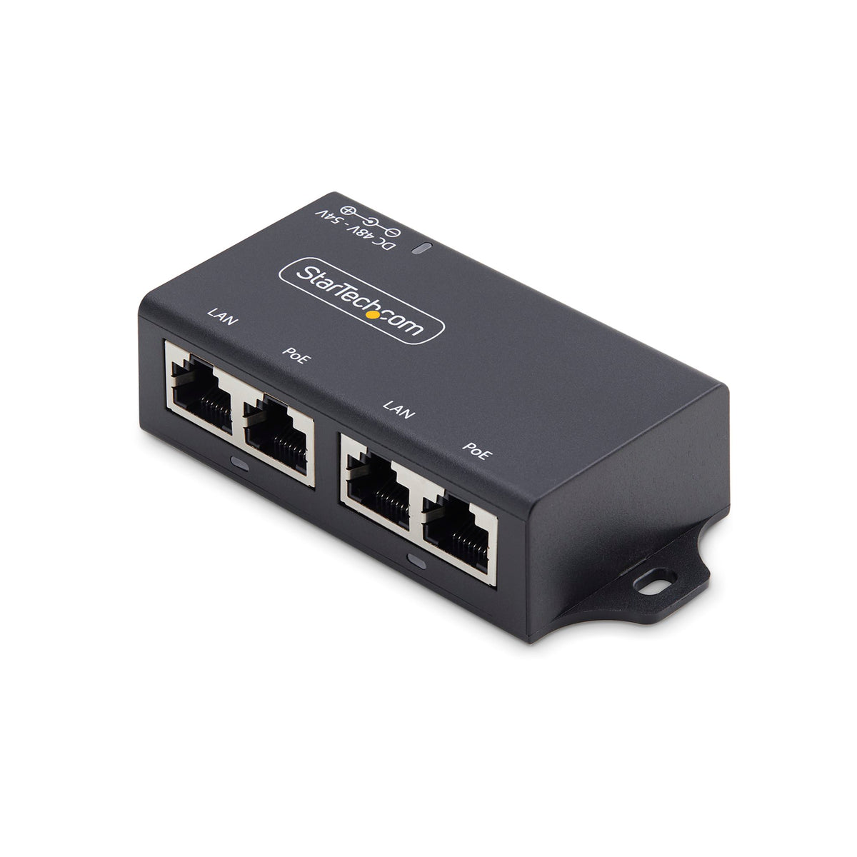 StarTech 2-Port Gigabit Midspan PoE+ Injector, 10/100/1000Mbps, PoE ...