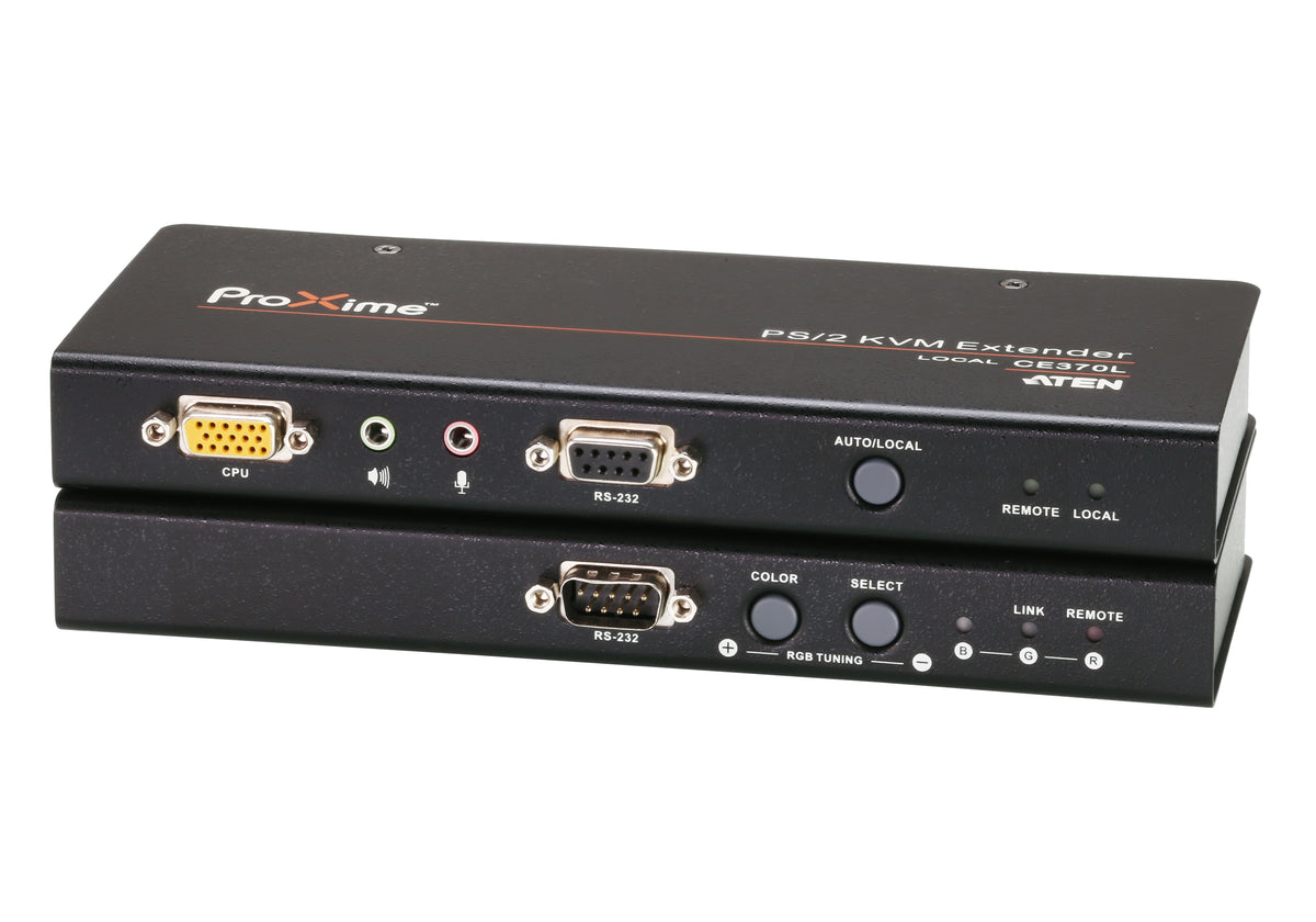 Aten PS/2 VGA/Audio Cat 5 KVM Extender with Deskew (1280 x 1024@300m ...
