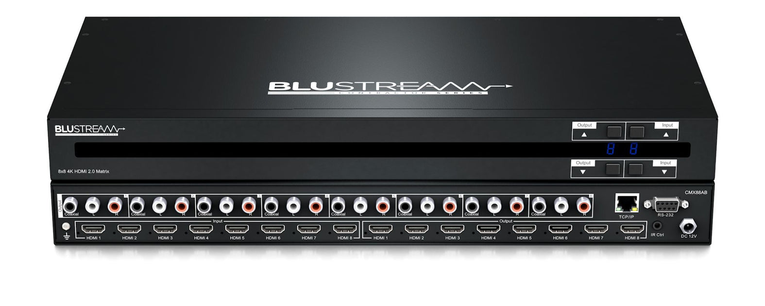 BluStream Contractor 8x8 HDMI Matrix | CMX88AB — Screen Moove