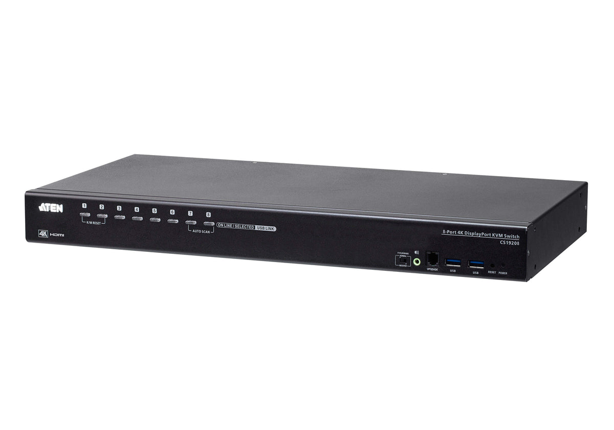 Aten CS19208-AT-E 8-Port USB 3.0 4K DisplayPort KVM Switch — Screen Moove
