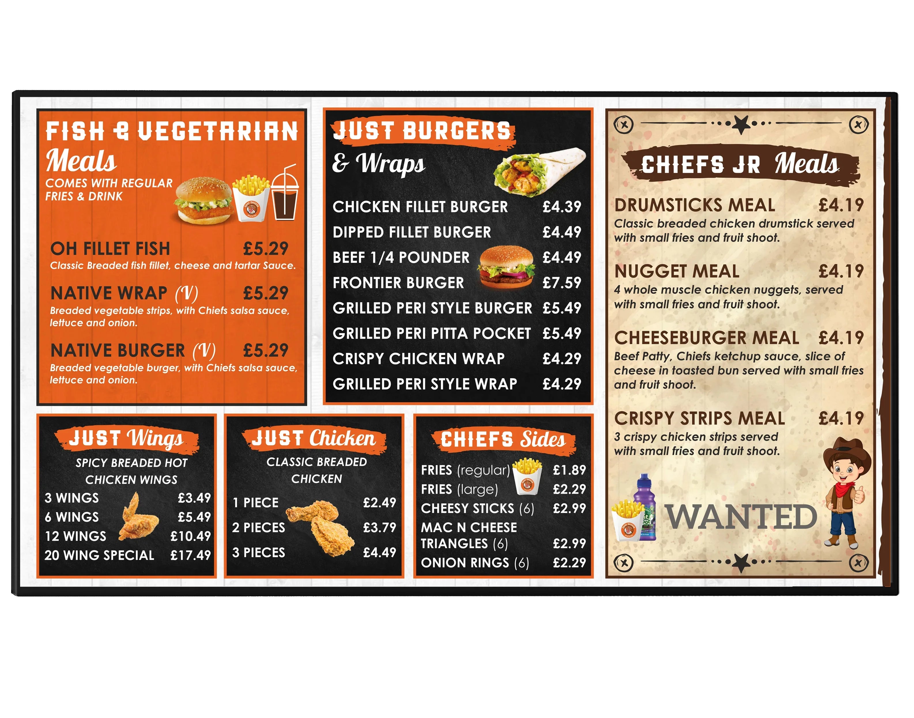 Digital Menu Boards - Digital Menu For Takeaways — Screen Moove