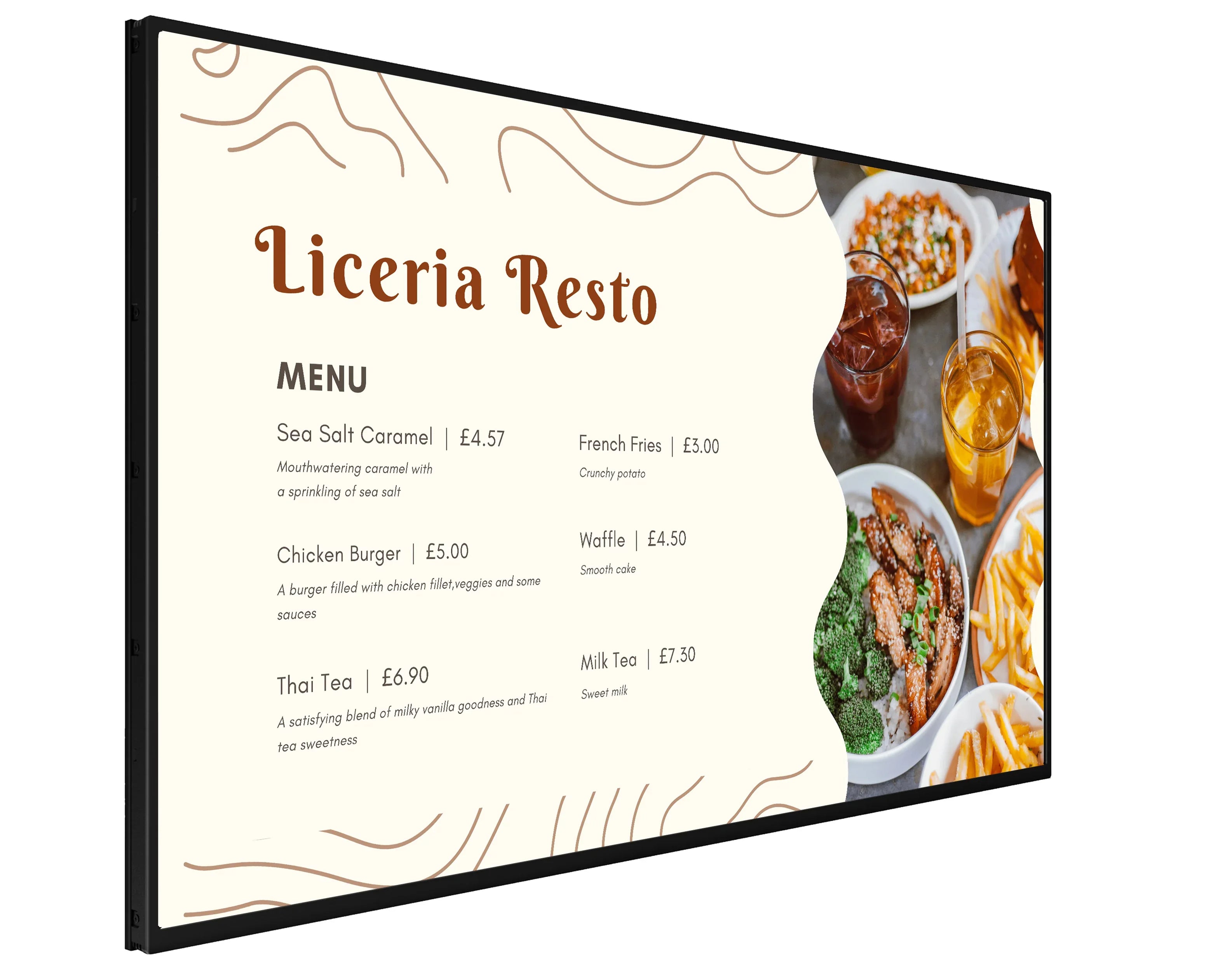 Digital Menu Boards - Digital Menu For Takeaways — Screen Moove